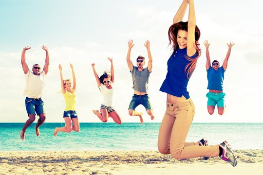 "Jumping People" Images – Browse 823 Stock Photos, Vectors, and Video ...