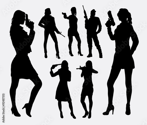 A Girl And A Gun Logo