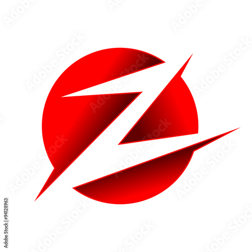 "Z Sharp Letter Circle" Stock image and royalty-free vector files on ...