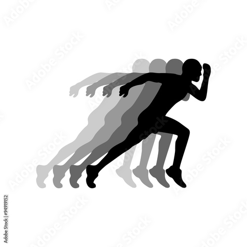 "Shadow Fast Runner" Stock image and royalty-free vector files on ...