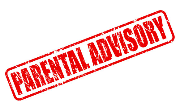 Red Parental Advisory Png