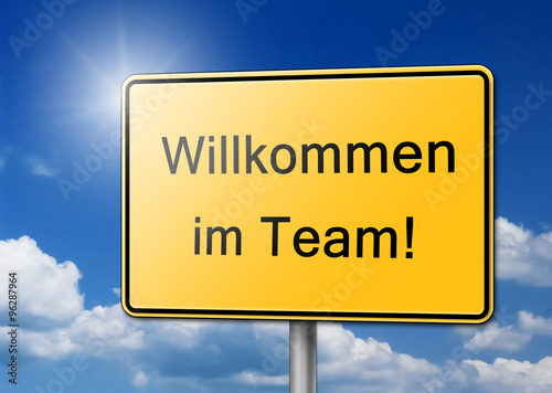 "Willkommen im Team Schild" Stockfotos und lizenzfreie Bilder auf ...