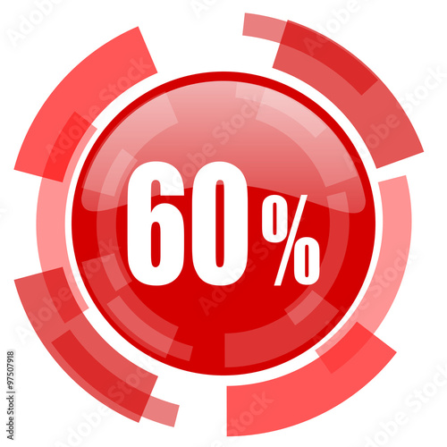 "60 percent red glossy web icon" Fotos de archivo e imágenes libres de ...