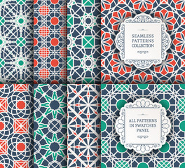 Sewing fabric with Vector Set of Geometric Patterns - CottonBee