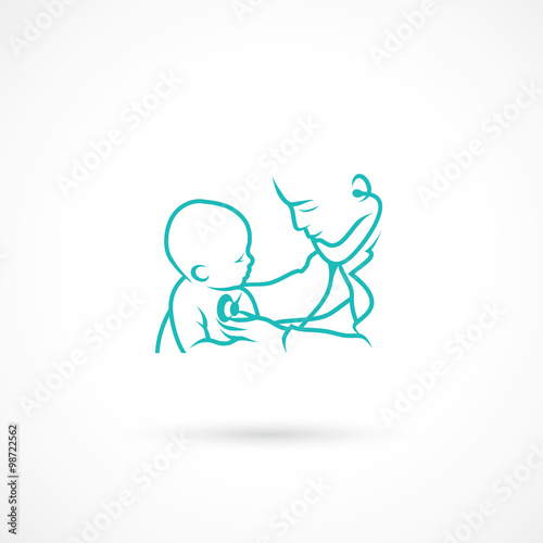 "Pediatric clinic symbol " Stock image and royalty-free vector files on ...