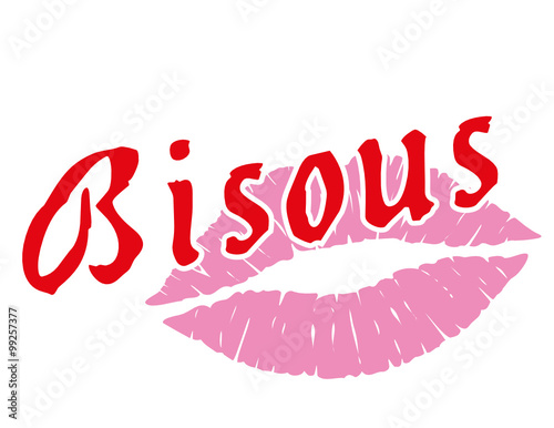 "BISOUS" fichier vectoriel libre de droits sur la banque d'images ...