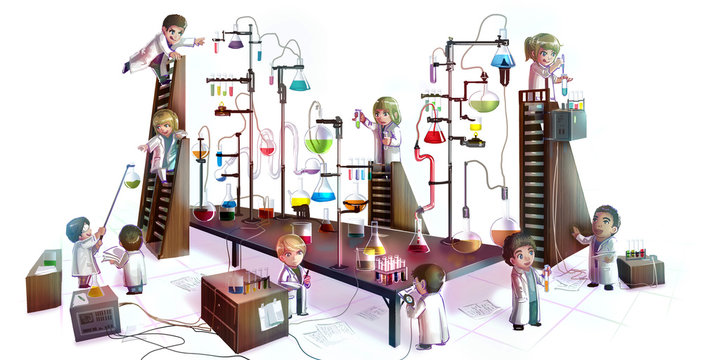 Chemistry Cartoon Images – Browse 64,642 Stock Photos, Vectors, and ...