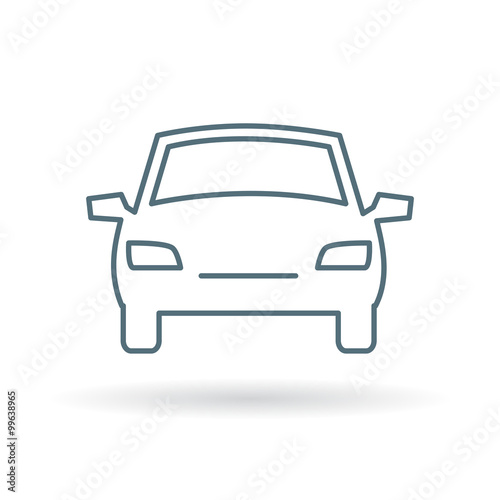 White Car Icon