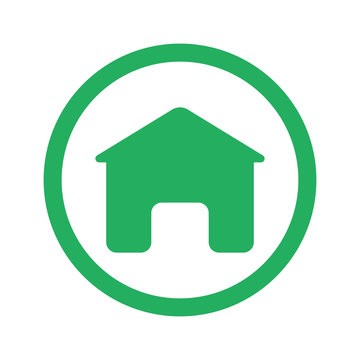 Home Icon Transparent Green