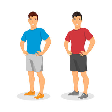 Workout Man Cartoon Images – Browse 106,775 Stock Photos, Vectors, and ...