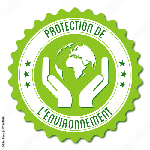 "Logo protection de l'environnement." Stock image and royalty-free vector files on Fotolia.com ...
