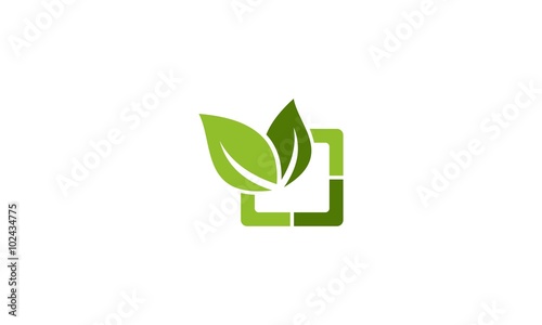 Square Leaf Logo