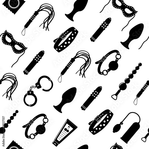 Sex Shop Seamless Background Fichier Vectoriel Libre De Droits Sur La