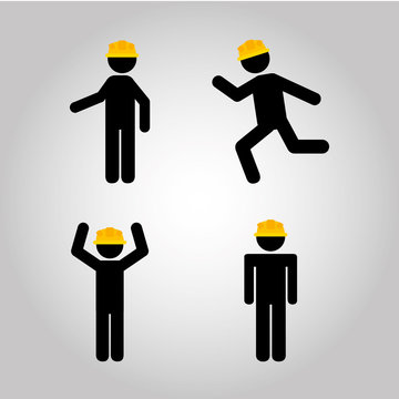 Flagmen Safety Stick People