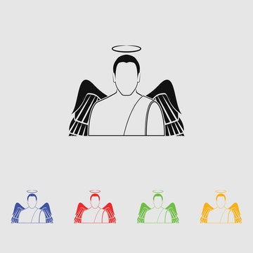 1,212 BEST Male Angel Silhouette IMAGES, STOCK PHOTOS & VECTORS | Adobe ...