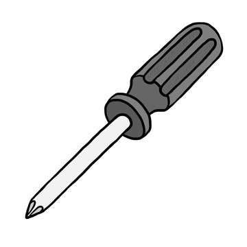Phillips Screwdriver Drawing