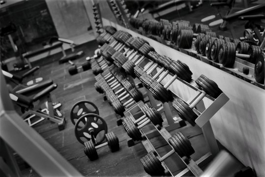 Gym Weights Photography