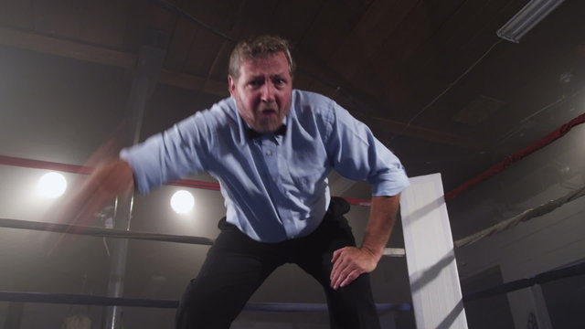 Boxing Referee Counting