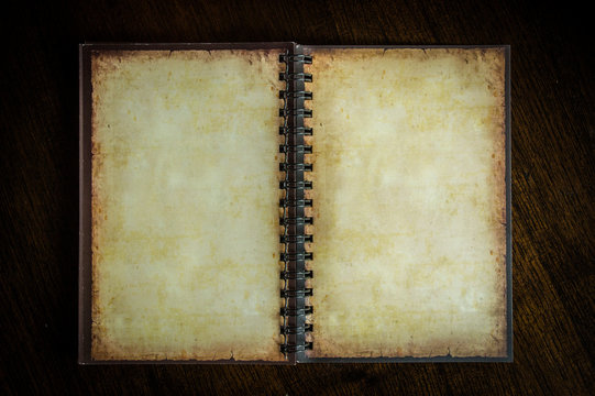 Old Diary Cover Template