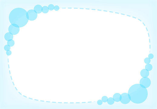 Bubbles Border Corner
