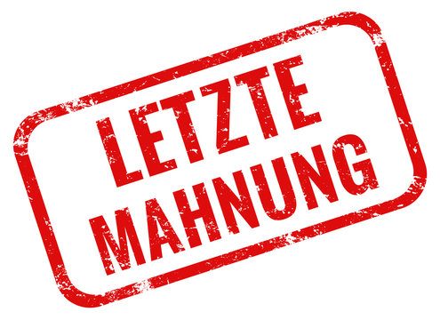 Clipart Mahnungsschreiben