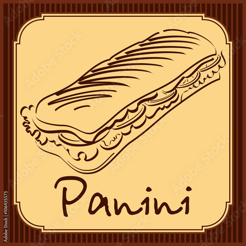 "Panini vector illustration" Imagens e vetores de stock Royalty Free no ...