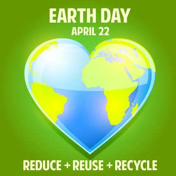 Reduce Reuse Recycle Save Earth