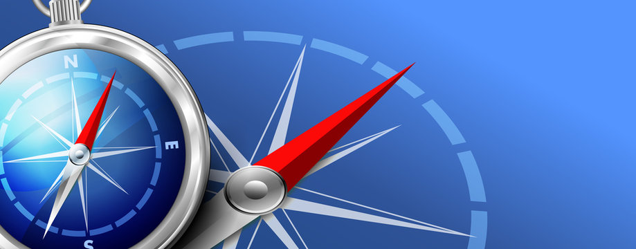 Modern Compass Wallpaper