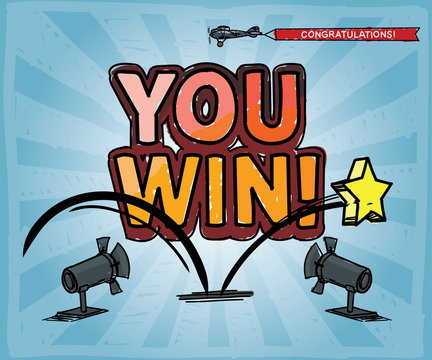 Congratulations You Won Images – Browse 1,341 Stock Photos, Vectors ...