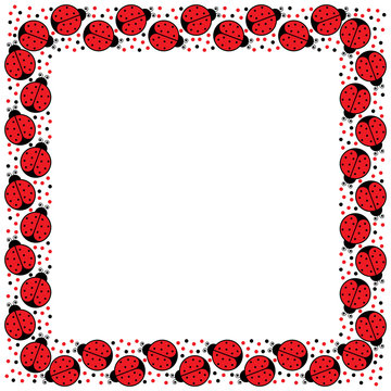 Ladybug Border Clip Art