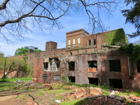 Abandoned Hospital Exterior