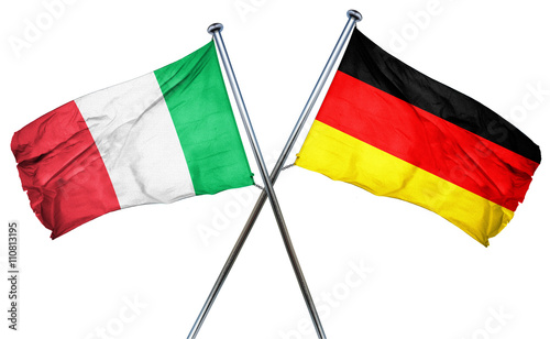 "Italy flag combined with germany flag" photo libre de droits sur la ...