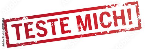 "roter Stempel Teste mich " Stockfotos und lizenzfreie Vektoren auf ...