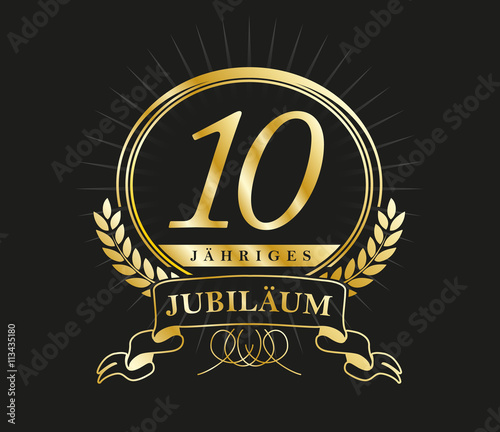 "10 Jaehriges Jubilaeum" Stockfotos und lizenzfreie Vektoren auf ...