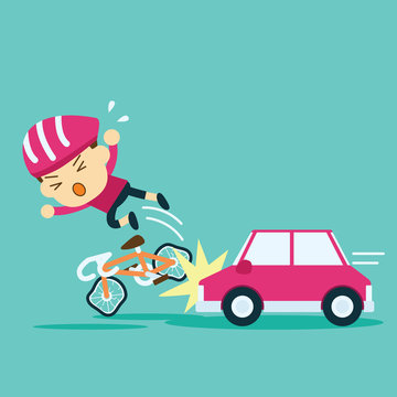 Bicycle Accident Cartoon Images – Browse 1,122 Stock Photos, Vectors ...