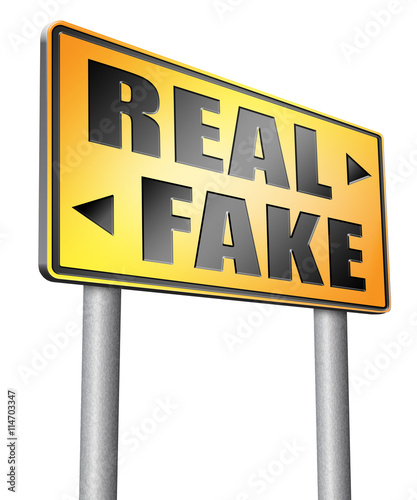 "fake versus real" Immagini e Fotografie Royalty Free su Fotolia.com ...