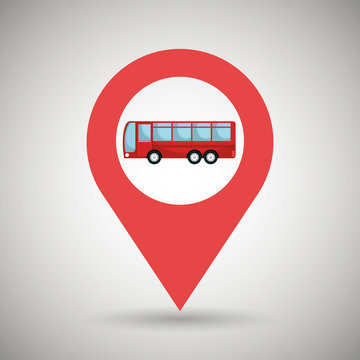Red Bus Icon