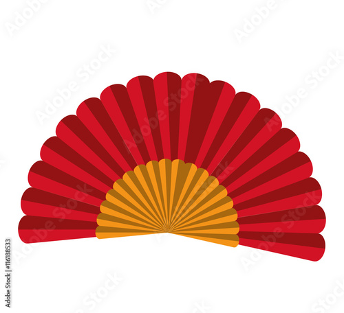 "spanish fan isolated icon design, vector illustration graphic " Stock ...