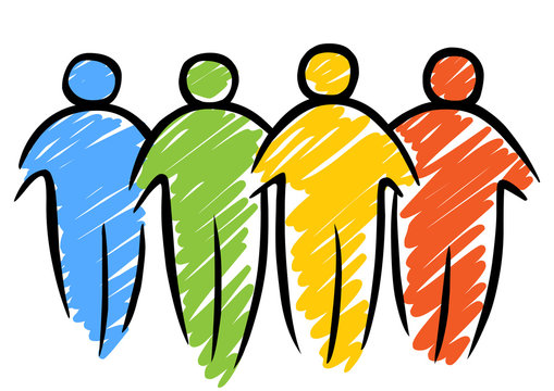 Menschen Symbol Clipart Praten Mensen Icoon Vector In Clip Art