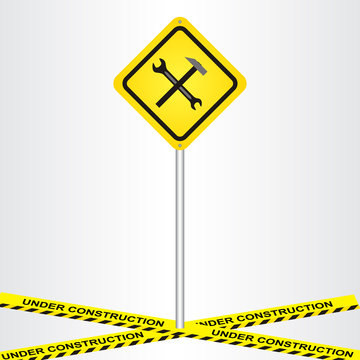 Road Under Construction Sign