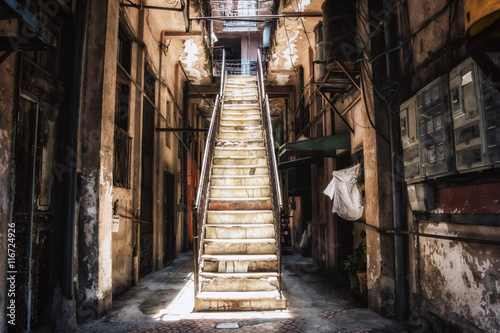"Interior Stairway Ghetto Havana Cuba. Interior stairwell in the ...