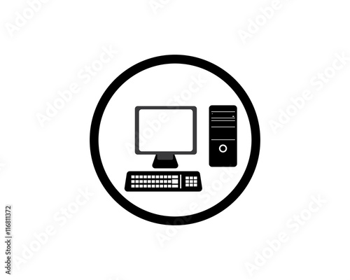 "desktop pc logo" Stock image and royalty-free vector files on Fotolia ...