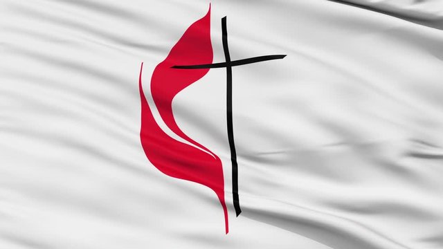 Methodist Cross And Flame Clipart