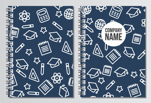 School Notebook Cover Design