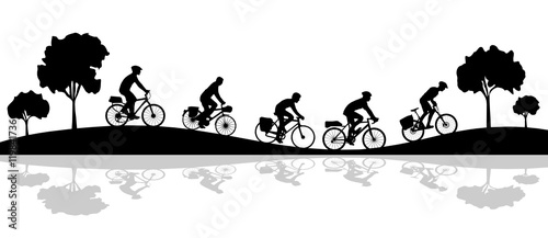 "Radfahren Radtour" fichier vectoriel libre de droits sur la banque d ...