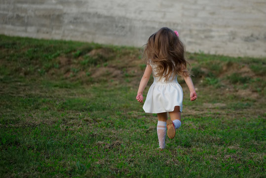 Little Kids Running Away