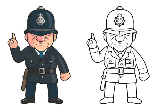 British Policeman Cartoon