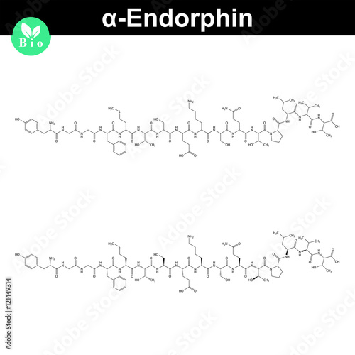 "Alpha endorphin chemical structure" Imagens e vetores de stock Royalty ...