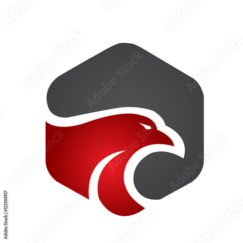 "Vector Red Hawk Logo" Stock photo and royalty-free images on Fotolia ...