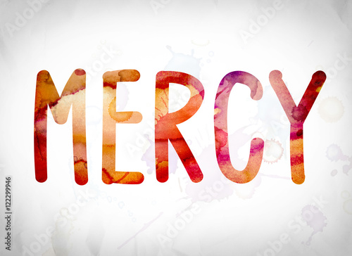 "Mercy Concept Watercolor Word Art" Stockfotos und lizenzfreie Bilder ...